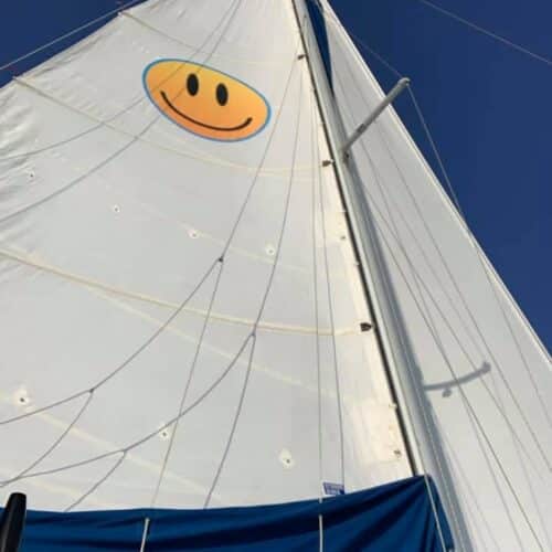Nice Tri Charter Boat - Look for the Smiley Face